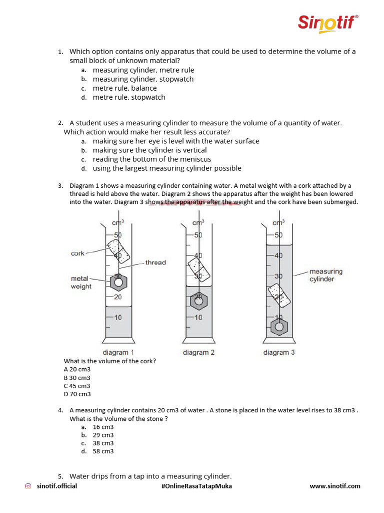 Penabur International School - 7 - Volume Measurement, Time Measurement ...