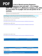 QCAA Unit Plan Template | PDF | Curriculum | Learning