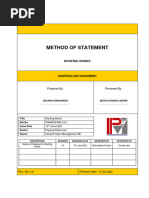 Roof Sheeting Installation Method Statement | PDF | Crane (Machine) | Roof