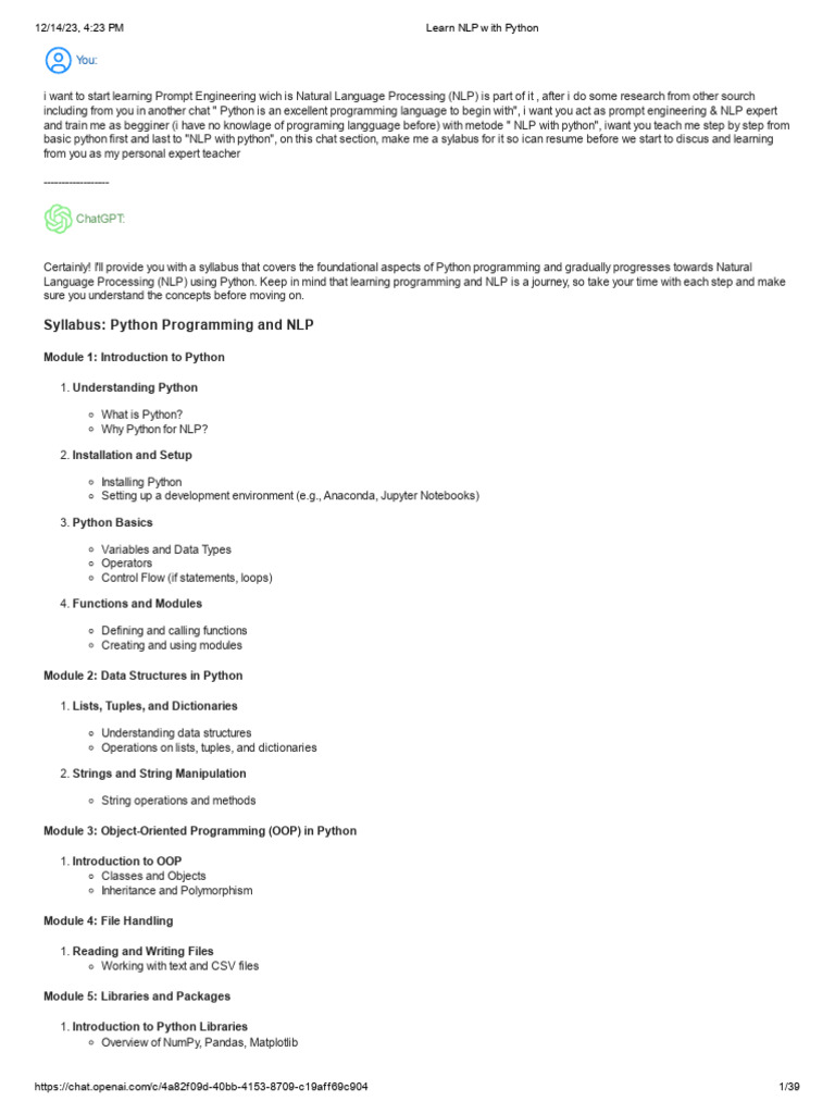 Learn Nlp With Python Pdf Python Programming Language Installation Computer Programs