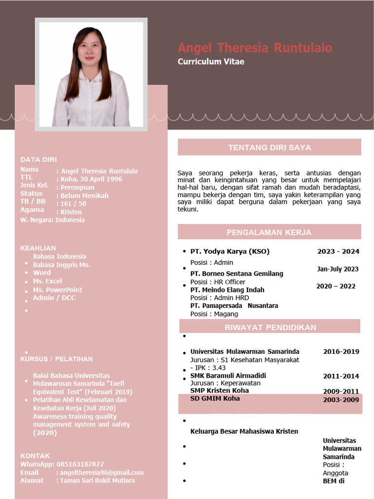 Sample CV | PDF