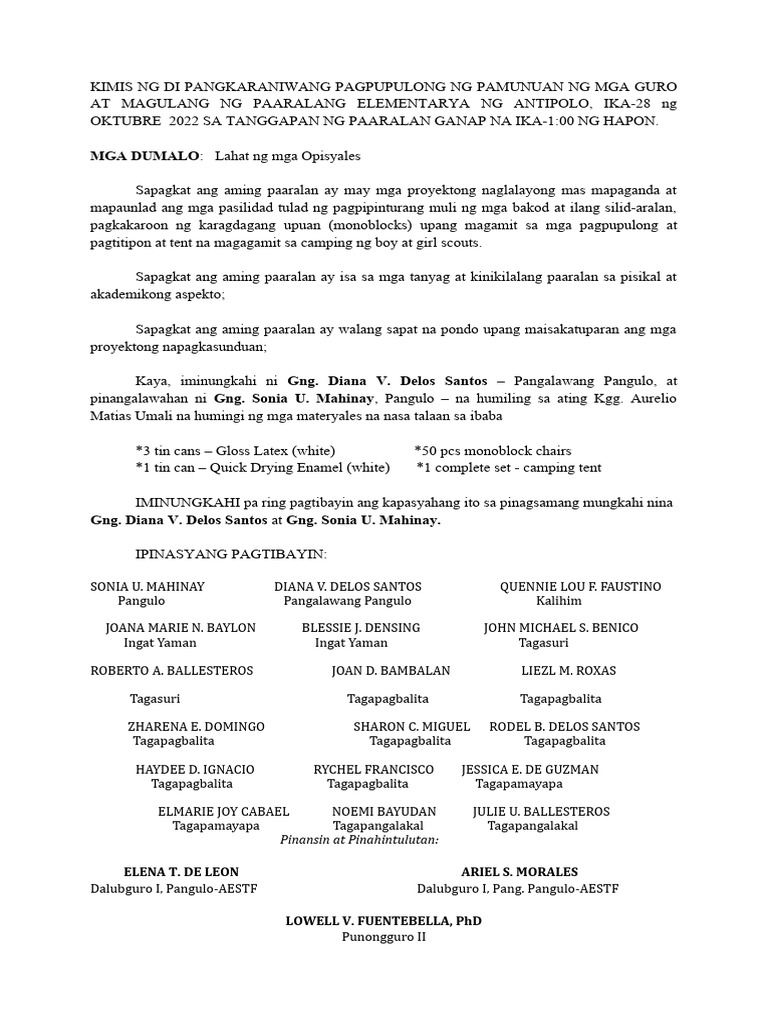 Aes Spta Resolutions | PDF