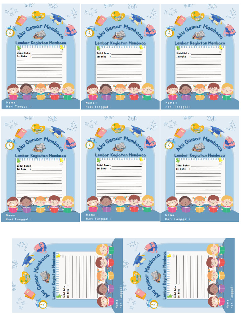 Lembar Gemar Membaca | PDF