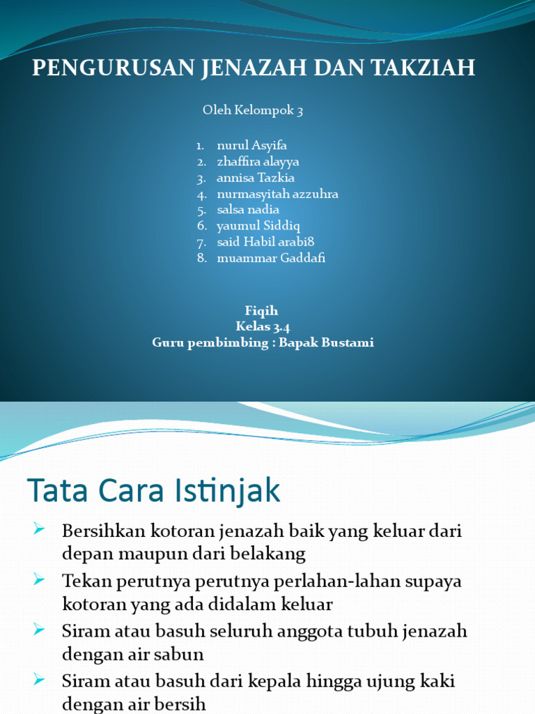 Panduan Pengurusan Jenazah Lengkap | PDF | Kesehatan Holistik | Agama ...