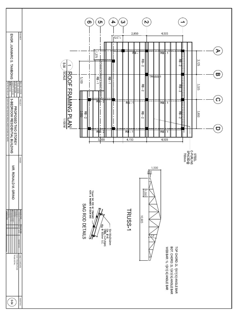 RB - 1 RB - 1 | Download Free PDF | Truss | Architectural Elements