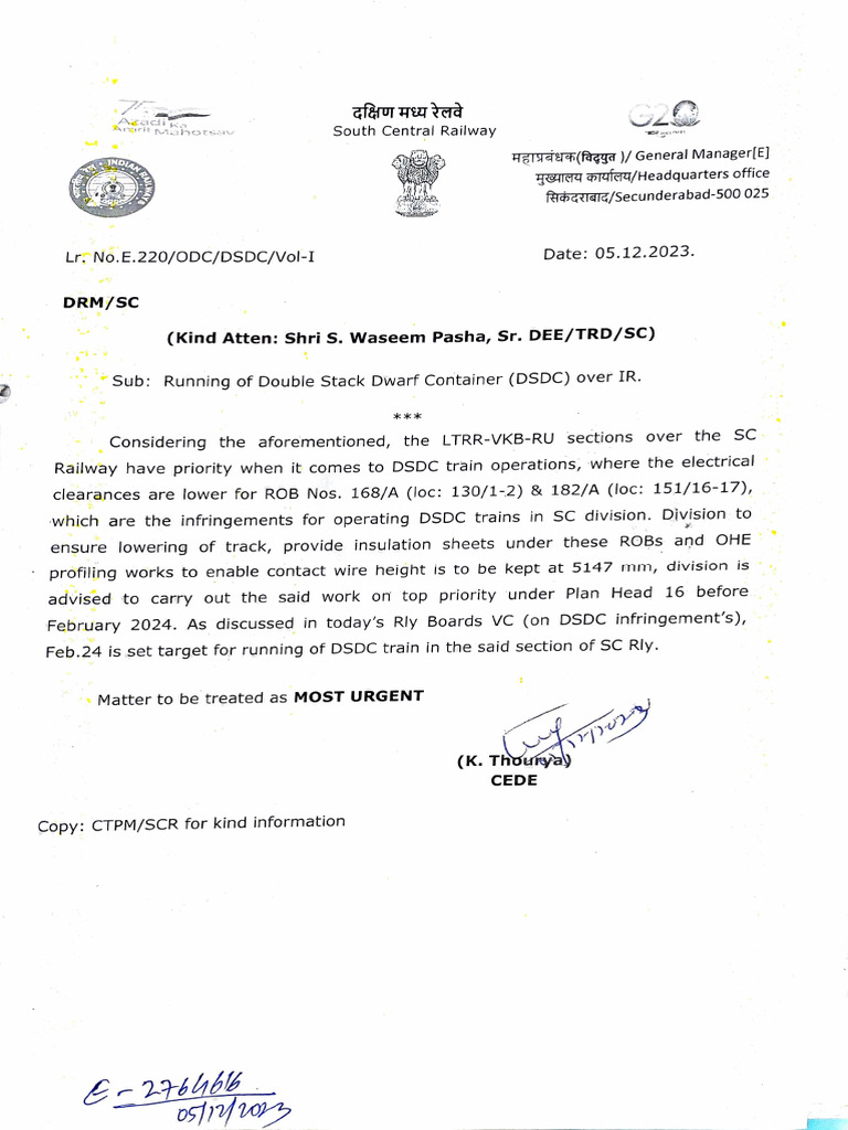 Double Stack Dwarf Container Operations on SCR | PDF | Technology ...