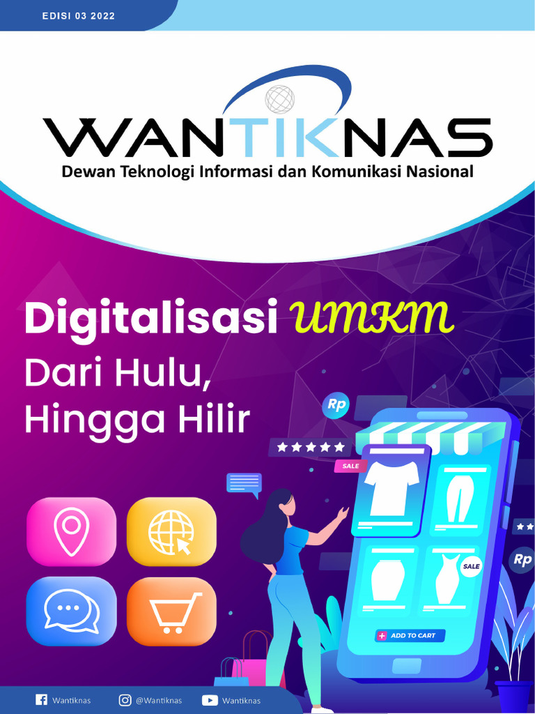 E-Buletin Wantiknas - Digitalisasi UMKM Dari Hulu, Hingga Hilir - Edisi 03 | PDF