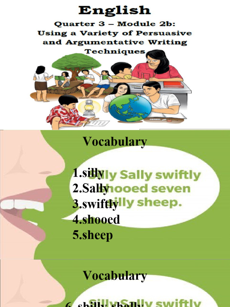 Q3 Module 2 B | PDF | Persuasion | Essays