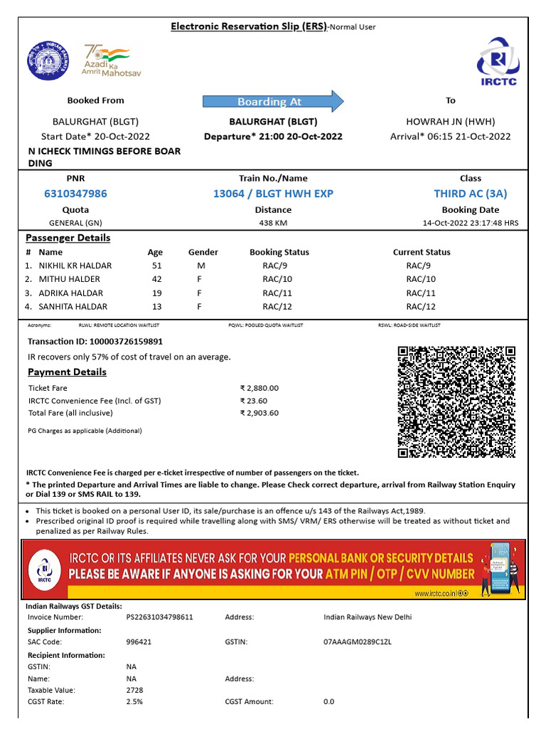 BLGT HWH Exp Third Ac (3A) | PDF | Identity Document