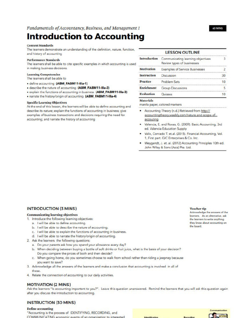 SI JDI FAcctg 1 Module | PDF