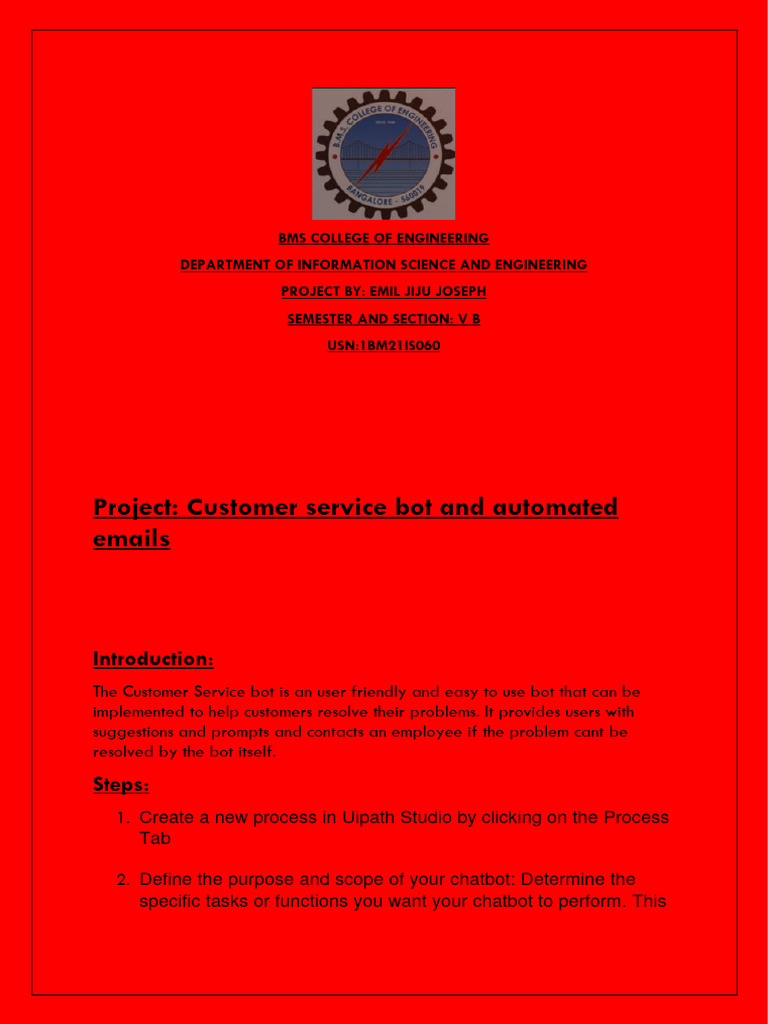 Rpa Project1 | PDF | Computing | Software Engineering