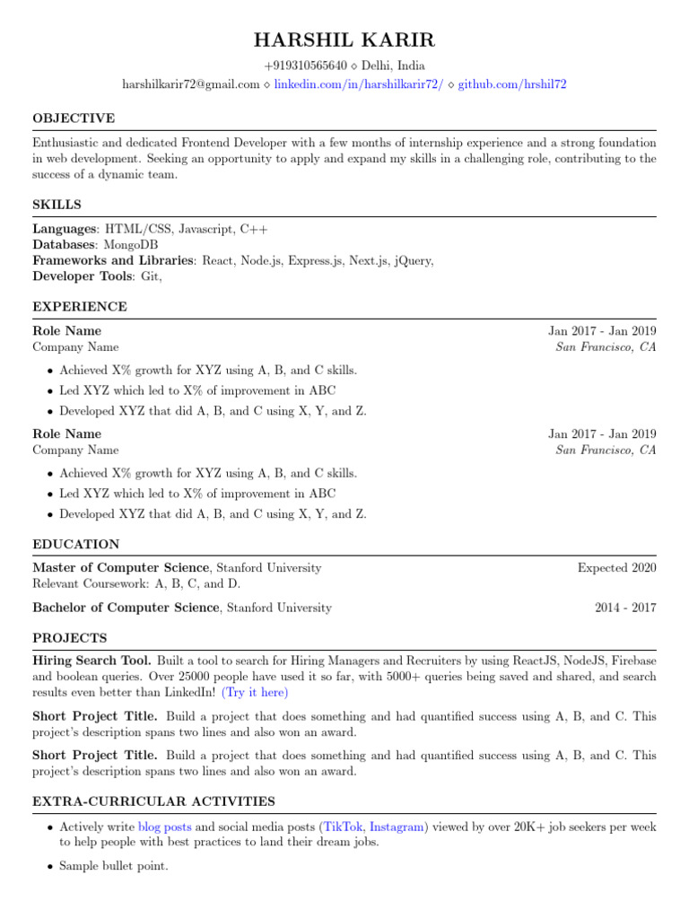 FAANGPath Simple Template | PDF | Computer Science | Software Engineering