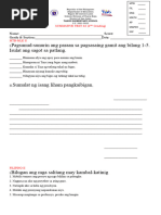 20 Easy-Moderate Logic Questions Tagalog | PDF