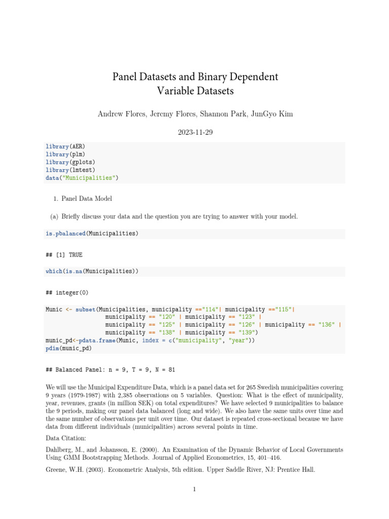 Econ 104 Proj 3 | PDF | Theoretical Computer Science | Computer Science