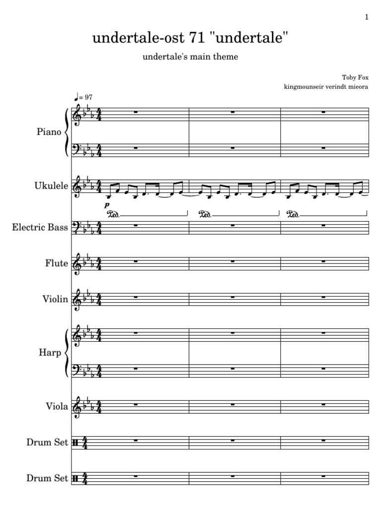 Undertale-Ost 71 Undertale | PDF