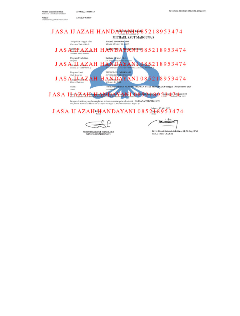 Trisakti Ij | PDF | Academia | Titles