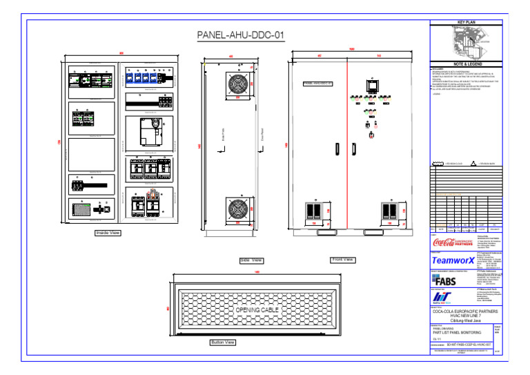 Dimensi Panel Cad 2010 Mit Rev 04 SD Mit Fabs Ccep El Hvac 007 | PDF ...
