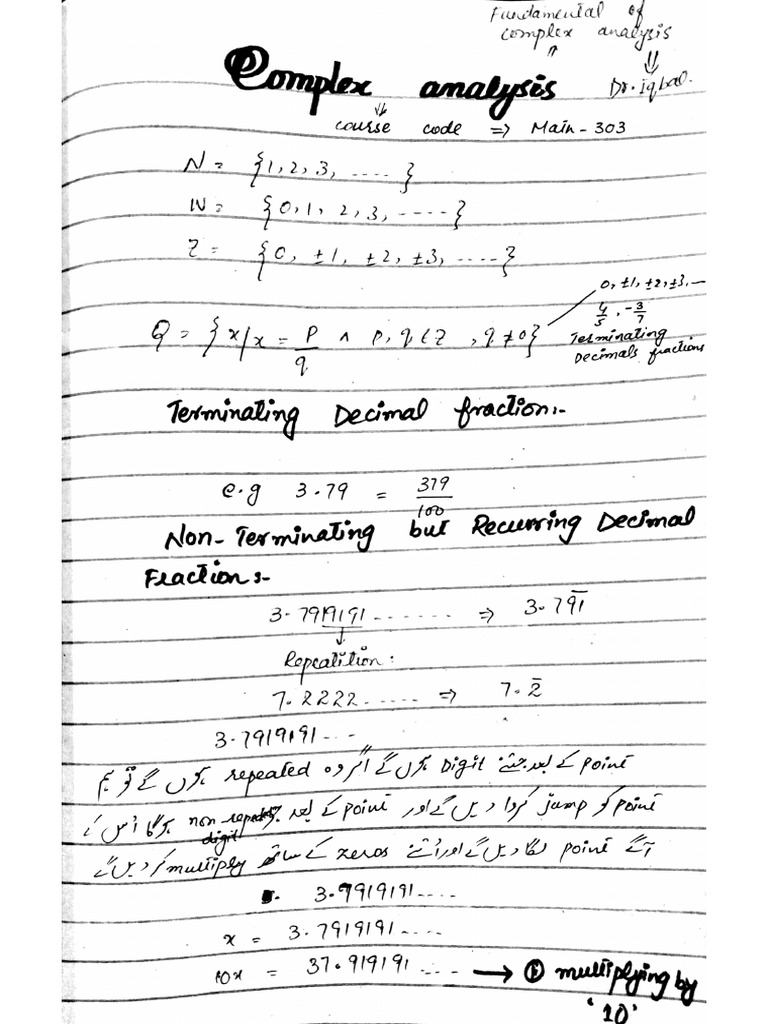 Complex Analysis | PDF