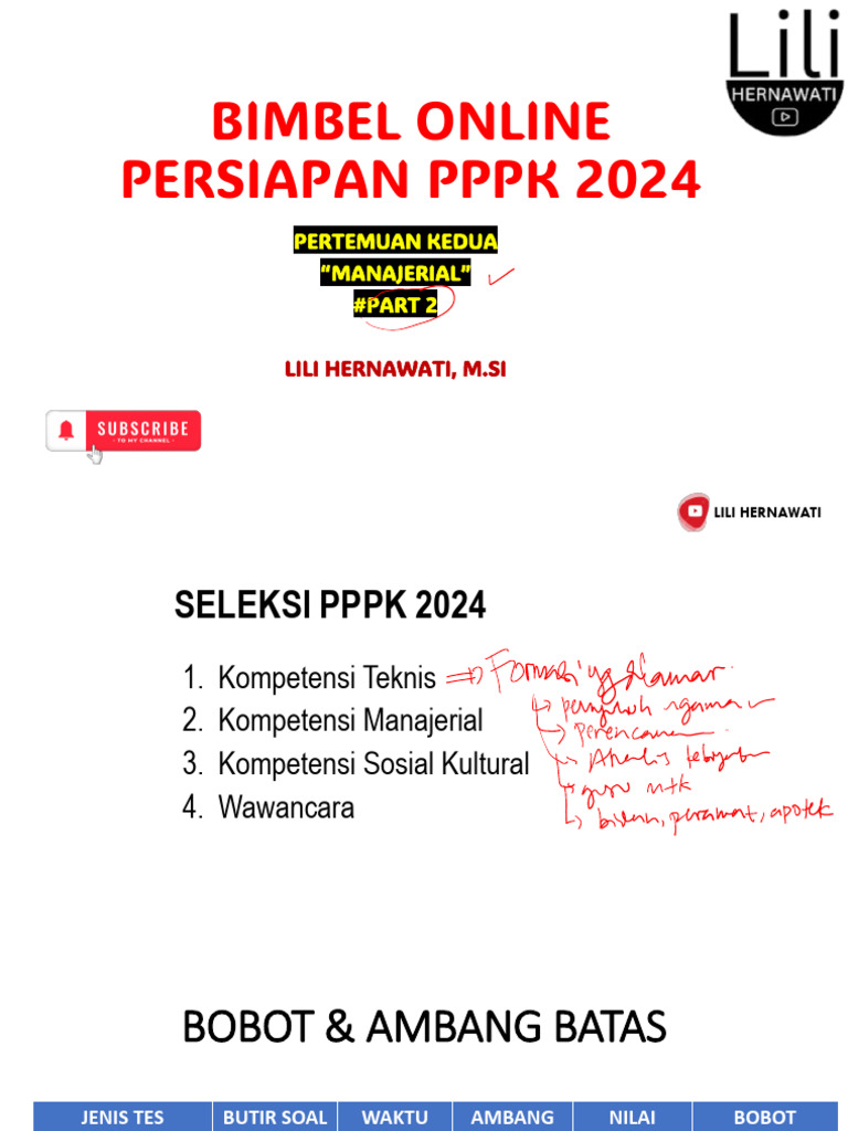 PERTEMUAN 2 BIMBEL MANSOSWAN (Coretan Bimbel) | PDF