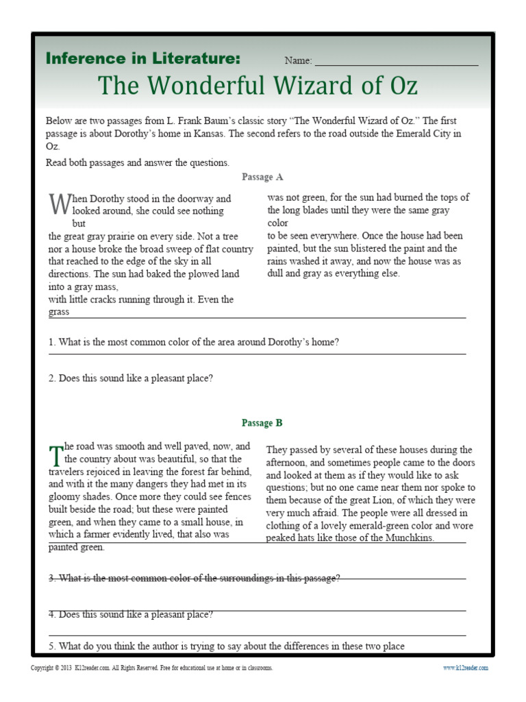 Finding and Using Information (Inference) | PDF | Wound | Atmosphere Of ...