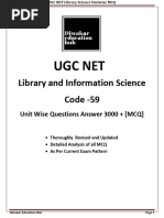 Library and Information Science MCQs | PDF | Cataloging | Libraries