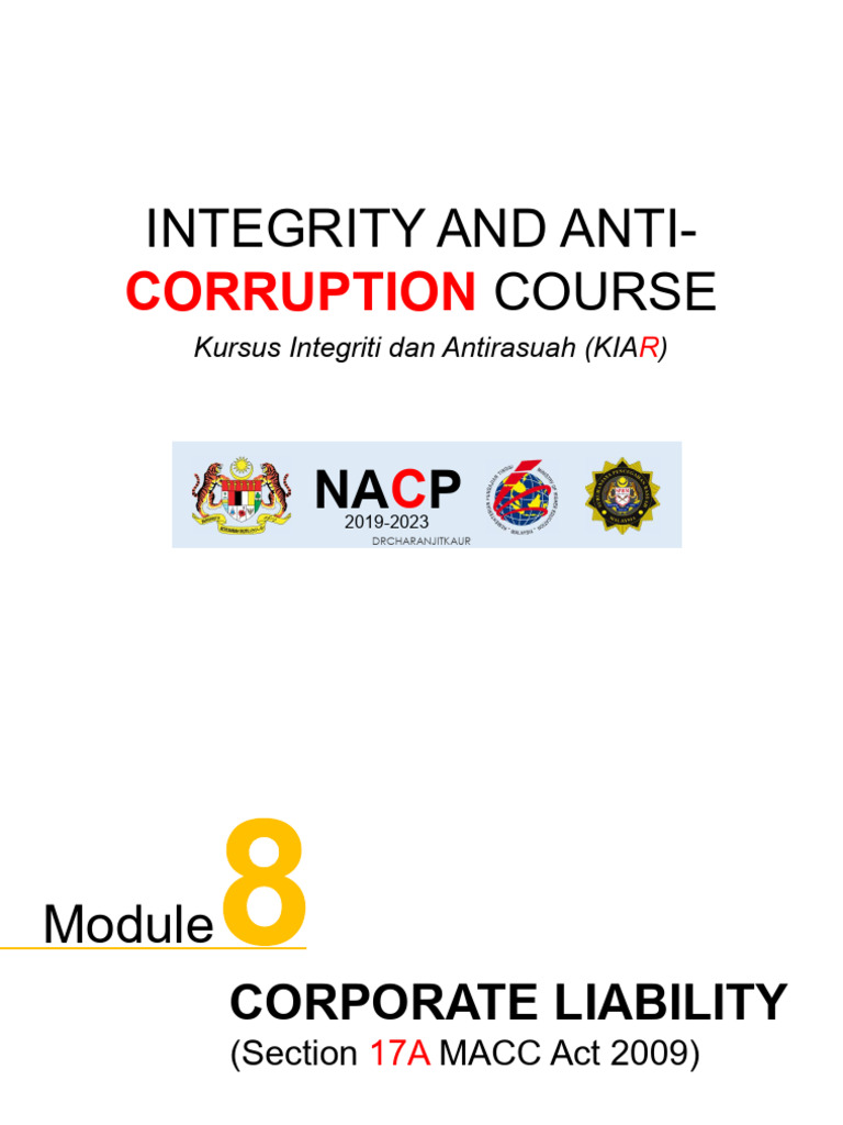 Integrity and Anti-Corruption Course Overview | PDF | Airbus | Bribery