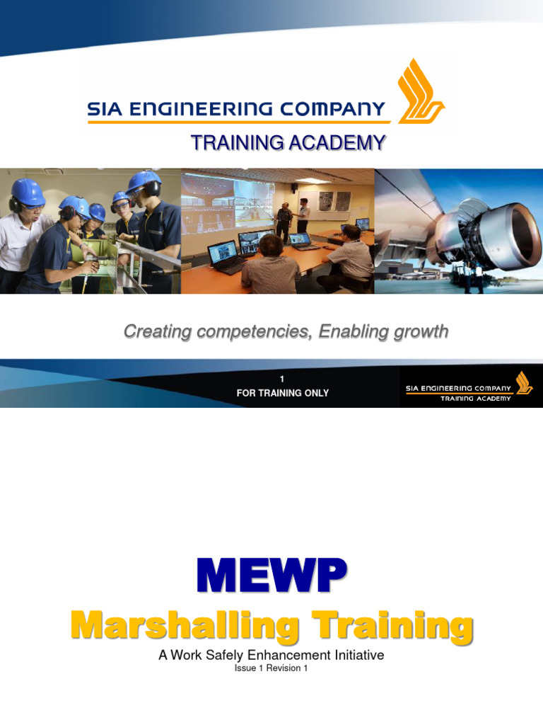 MEWP Marshalling Training - TAD Template | PDF | Transport ...