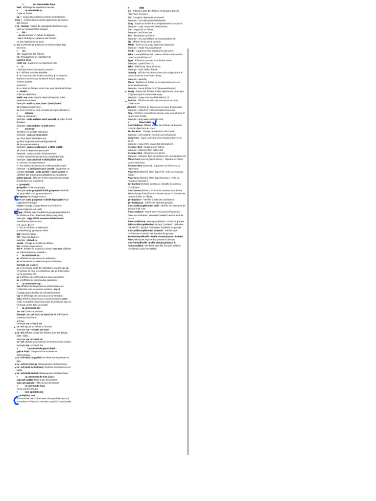 Linux One | PDF | Fichier informatique | Fichier texte