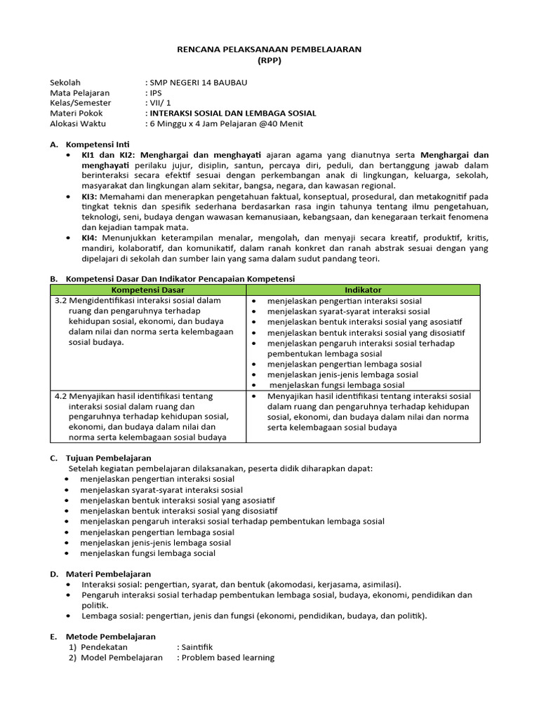 RPP 2 | PDF | Karier & Perkembangan