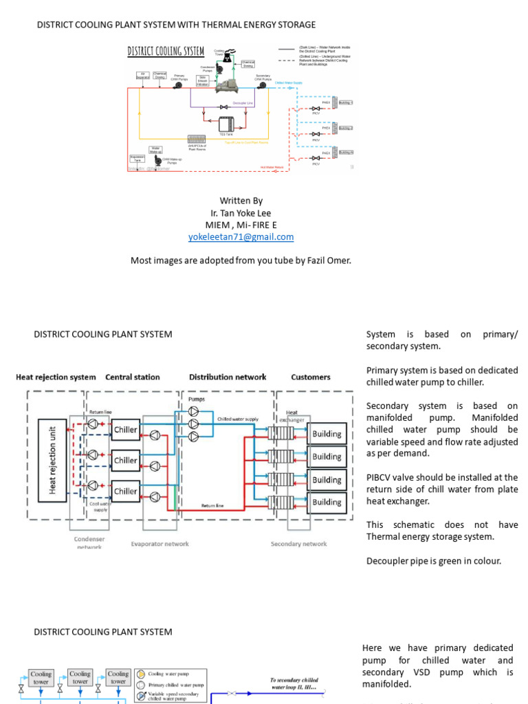 District Cooling Plant Design Overview | PDF | Energy Storage | Heat ...