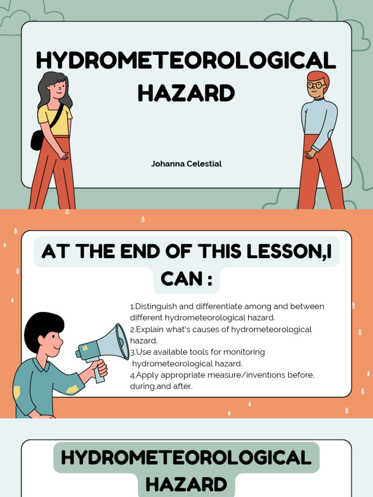 Hydrological Hazards Educational Student Presentation In Green Simple