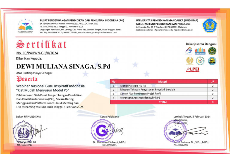 Dewi Muliana Sinaga, s.pd-3 | PDF