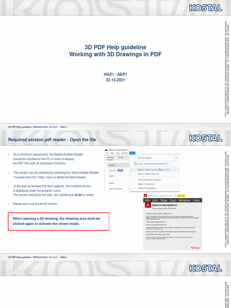 3D PDF Guideline - 07 | PDF | Computing | Software