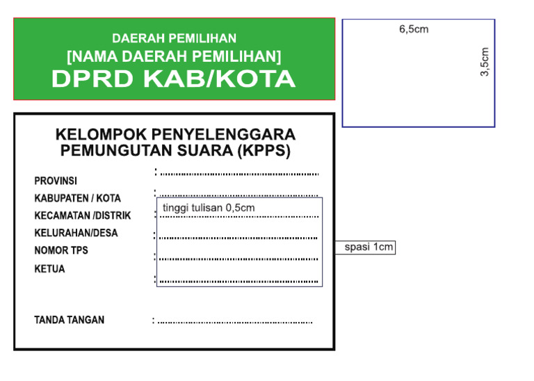 Cap DPRD Kab | PDF