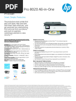 HP Color LaserJet Managed MFP E786dn (5QJ90A) Spec Sheet | PDF