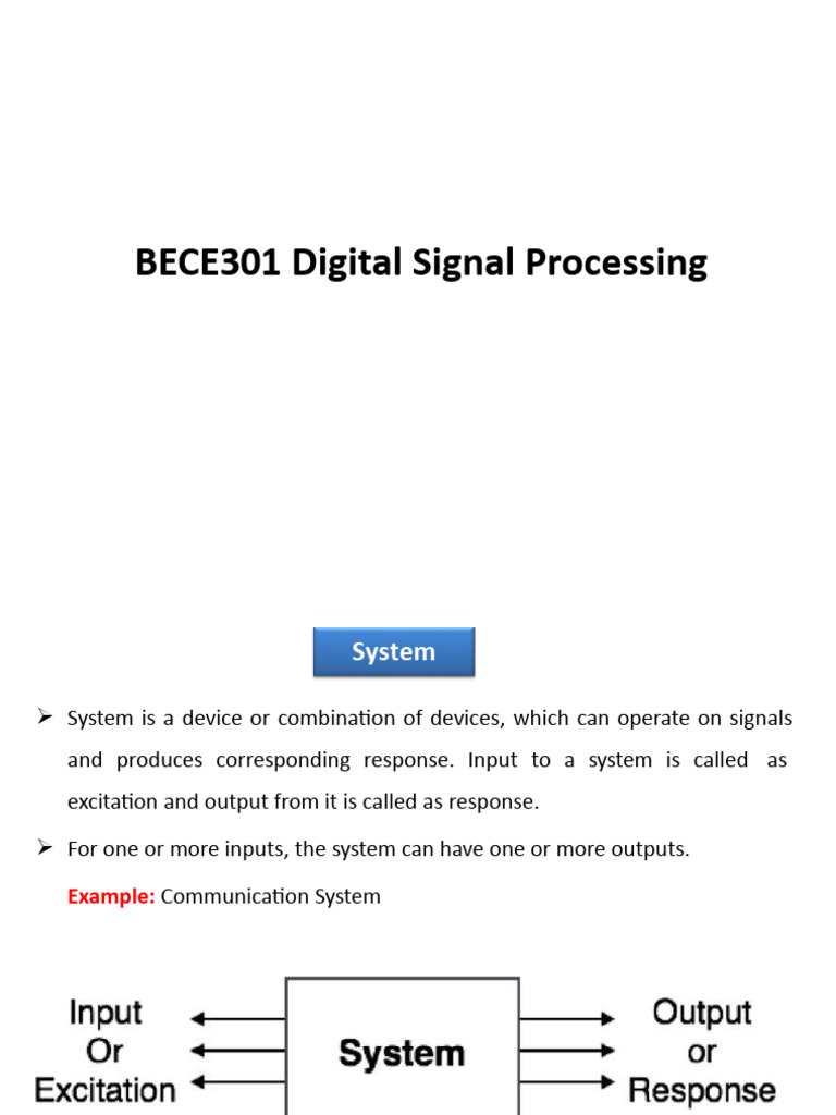 3-Classification of Signals and Systems-05!01!2024 | PDF | Mathematics | Systems Theory
