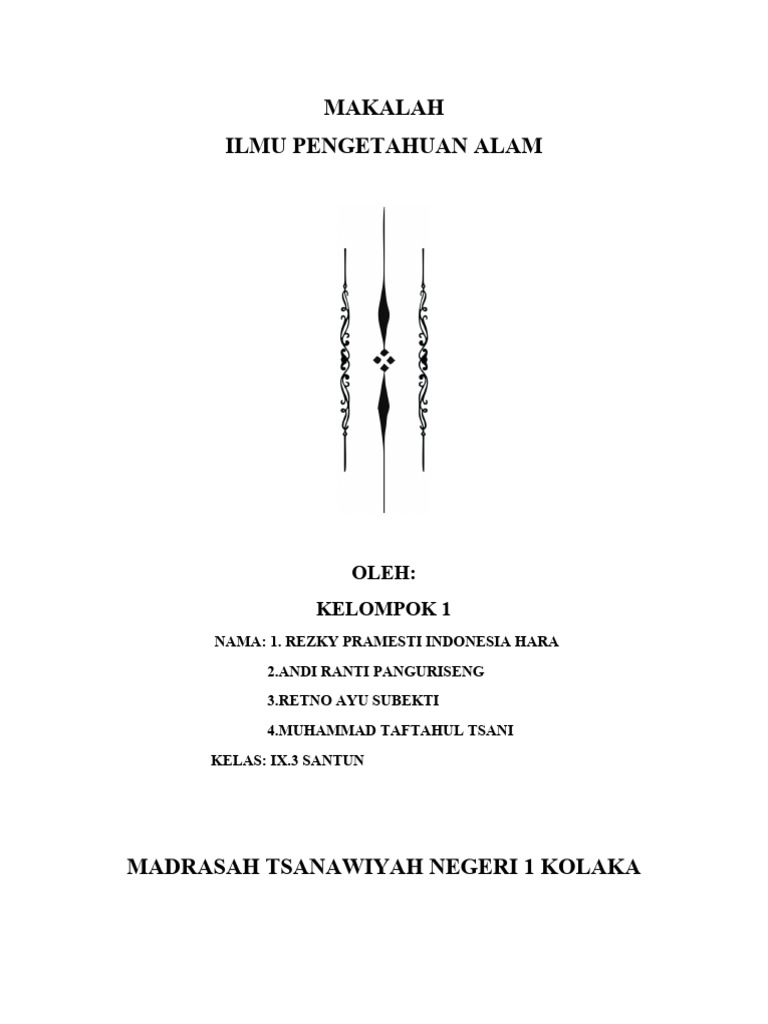 Ipa Kelompok 1 | PDF | Kesehatan Holistik