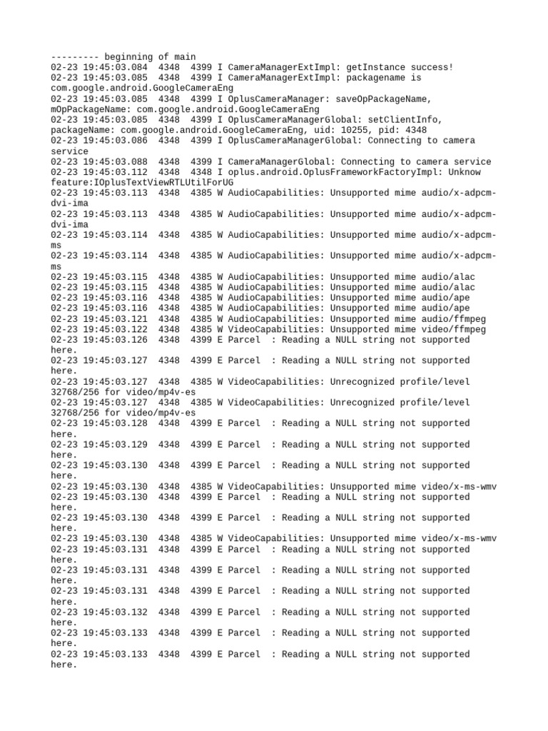 Log Cat 1708692302944 | PDF | Computing | Software