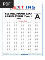 UPSC CSE 2022 Prelims CSAT Answer Key | PDF | Technology & Engineering