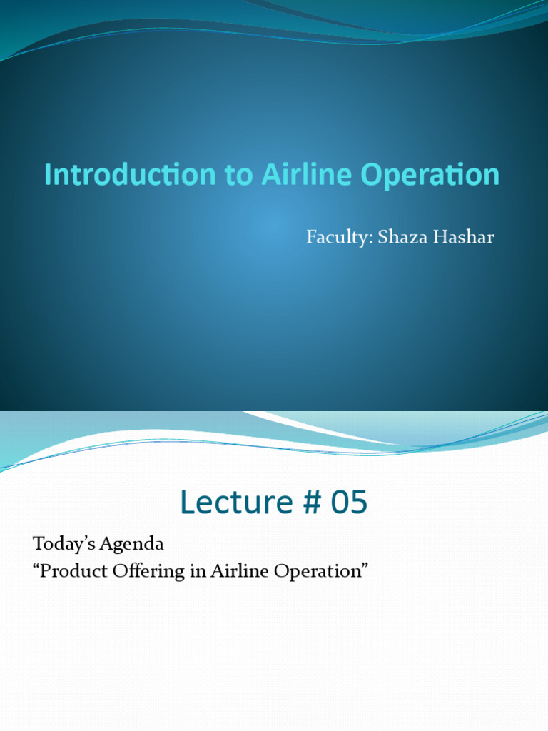 5 Introduction To Airline Operation | PDF | Frequent Flyer Program ...