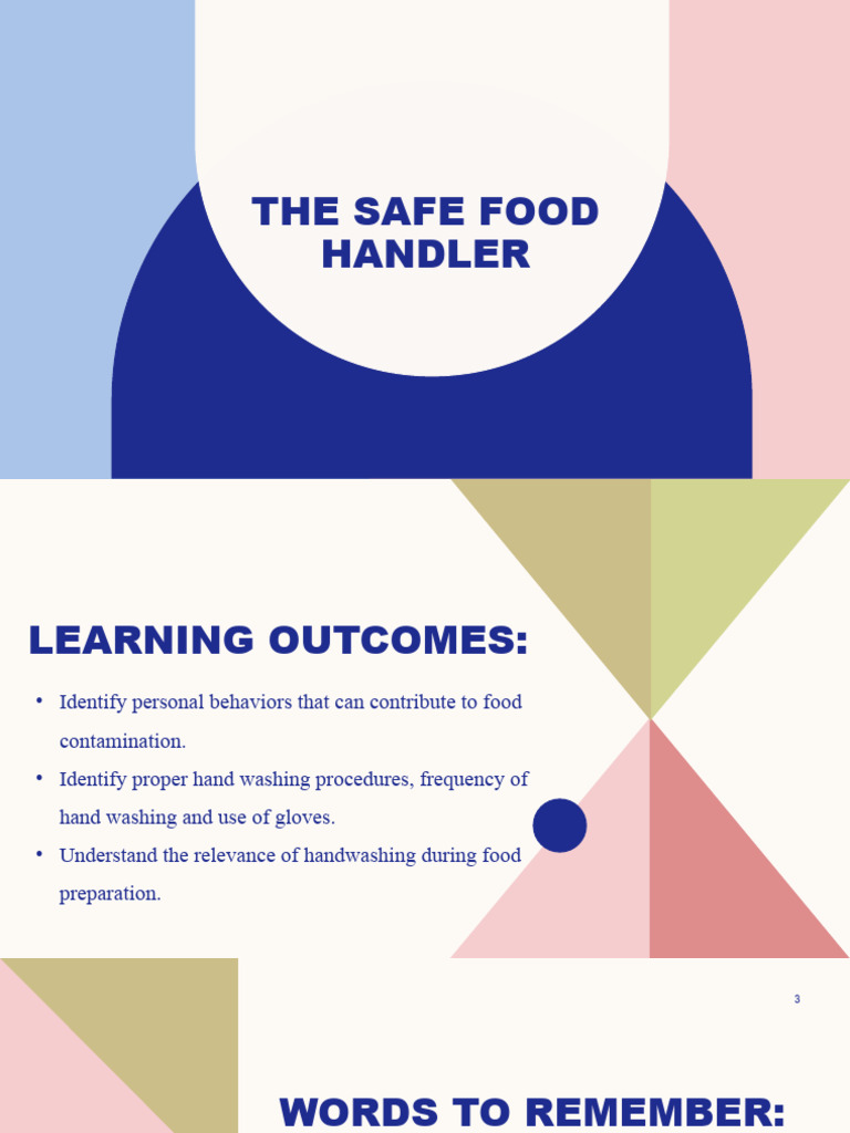 The Safe Food Handler | PDF | Hand Washing | Hygiene