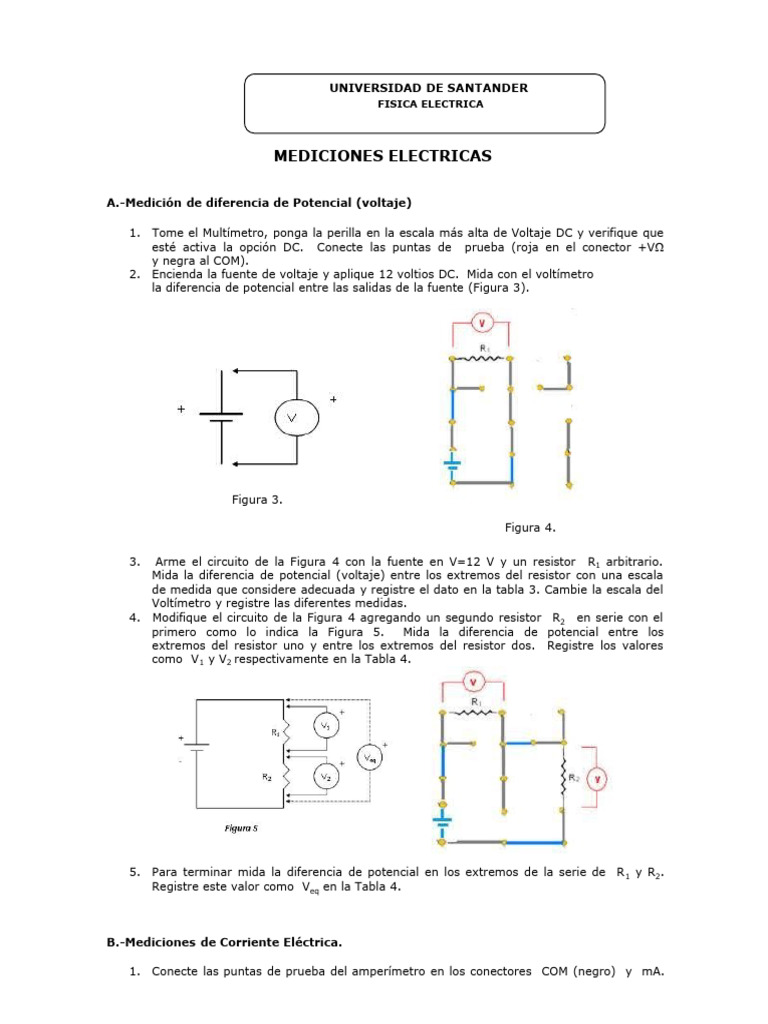 PRACTICA No. 2 MEDICIONES ELECTRICAS | PDF