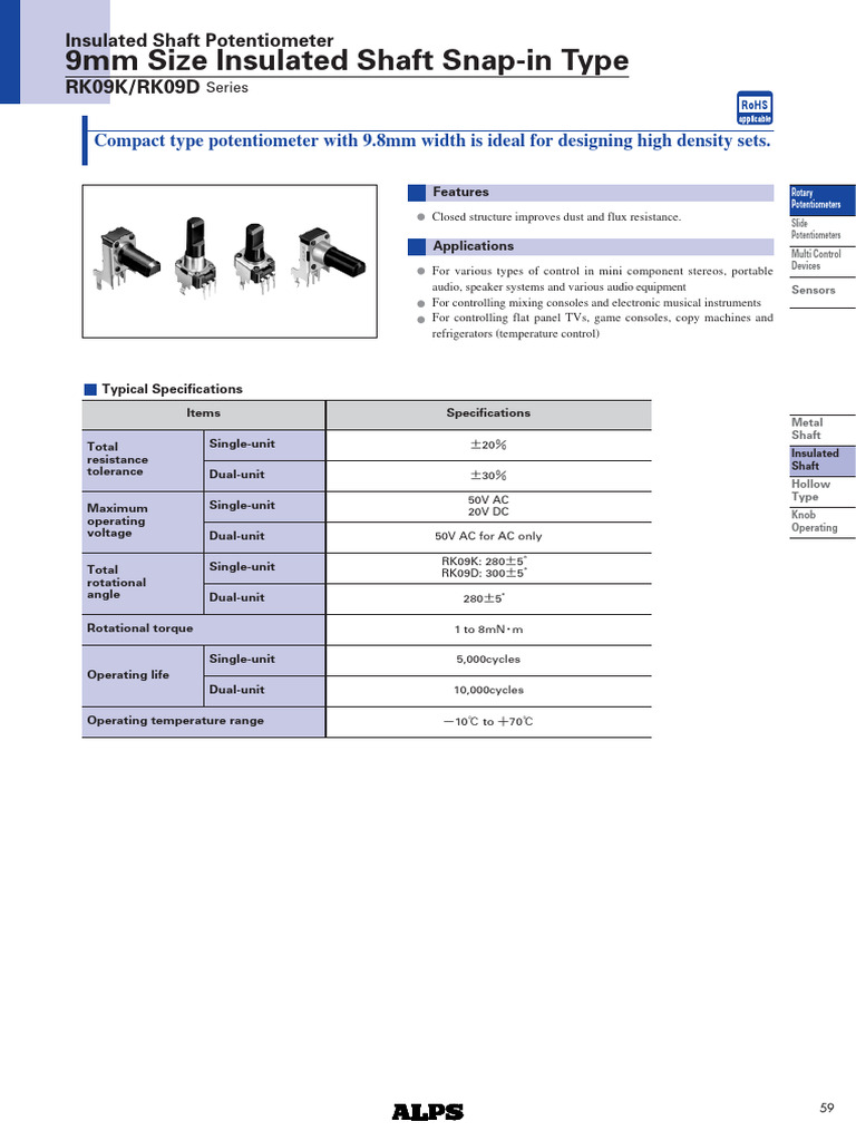 RK09 KDD | PDF | Electrical Resistance And Conductance | Physical ...