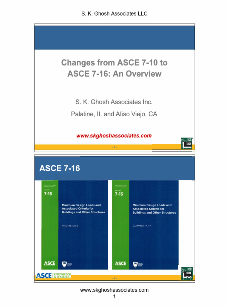 Changes From ASCE 7-10 To ASCE 7-16 | PDF | Reliability Engineering | Roof