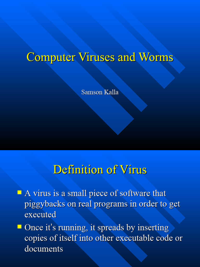 Viruses | Download Free PDF | Computer Virus | Denial Of Service Attack