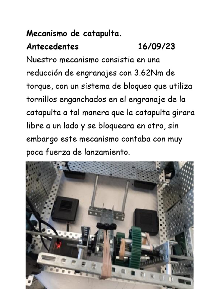 Bitacora 81422A (Mecanismos y Programacion) | PDF | Engranaje ...