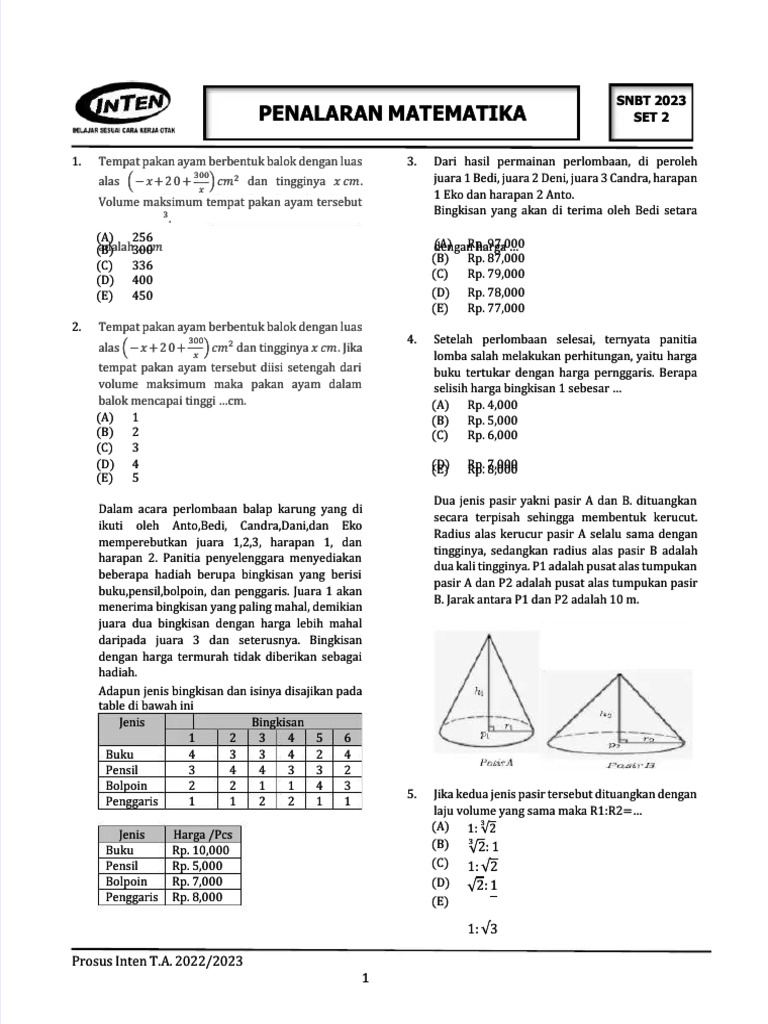 PDF PM SNBT Set 2 - Compress | PDF