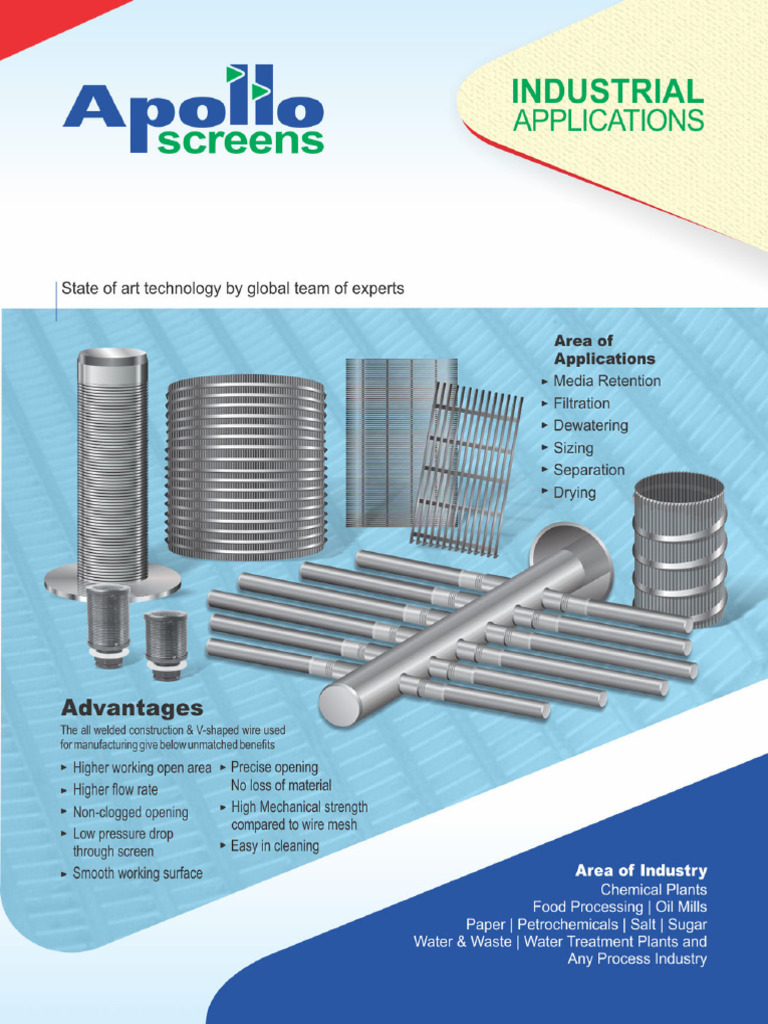 Apollo Industrial Screen-Catalogue | PDF