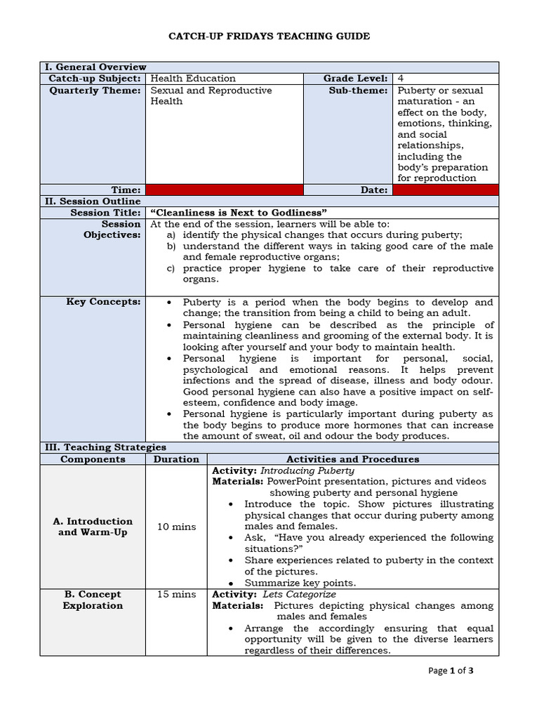 HEALTH Grade 4 | PDF
