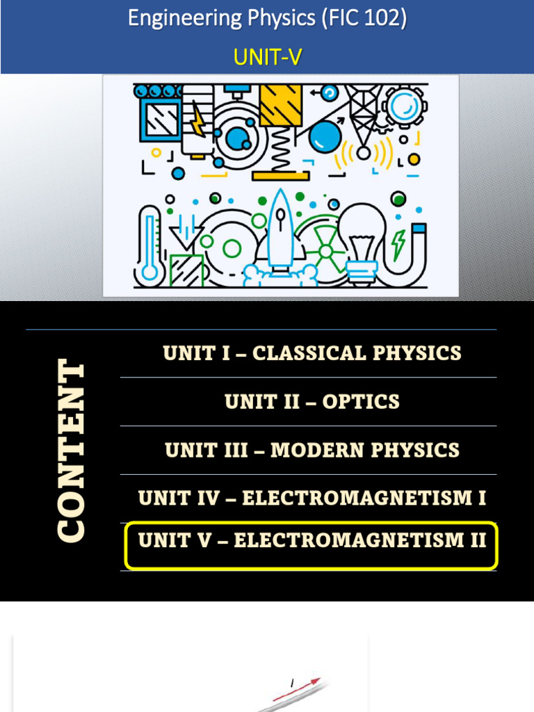 Physics Unit 5 | PDF | Magnetic Field | Maxwell's Equations